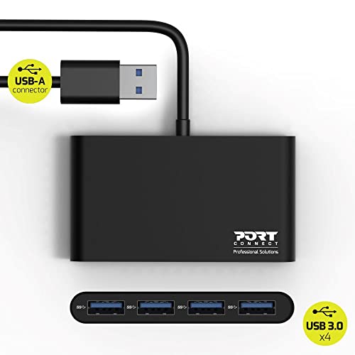 PORT DESIGNS 900121 USB HUB 4 Ports 3.0 - (Components > USB Hubs)