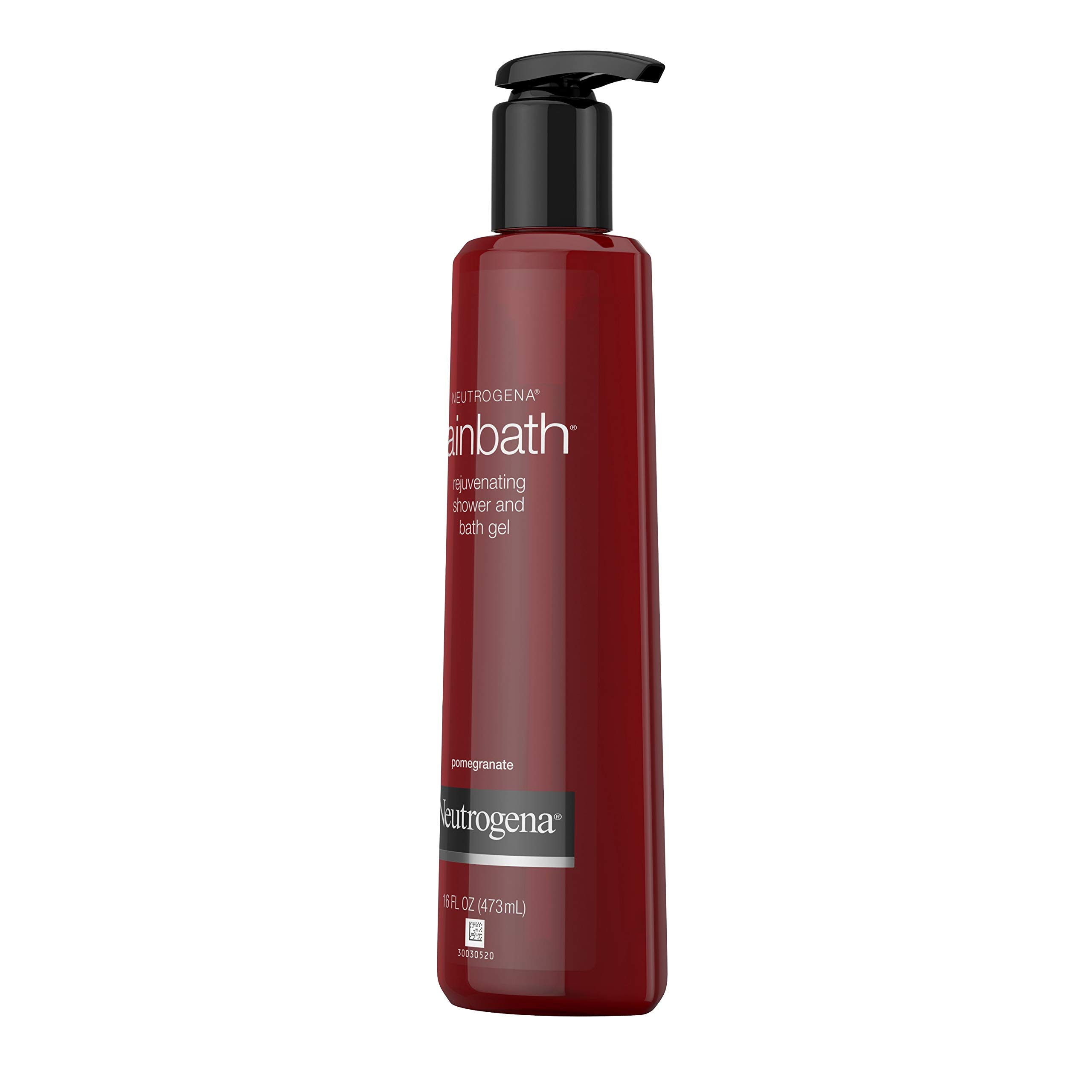 Neutrogena Rainbath Rejuvenating and Cleansing Shower and Bath Gel, Moisturizing Body Wash and Shaving Gel with Clean Rinsing Lather, Pomegranate Scent, 16 fl. oz (Pack of 2)