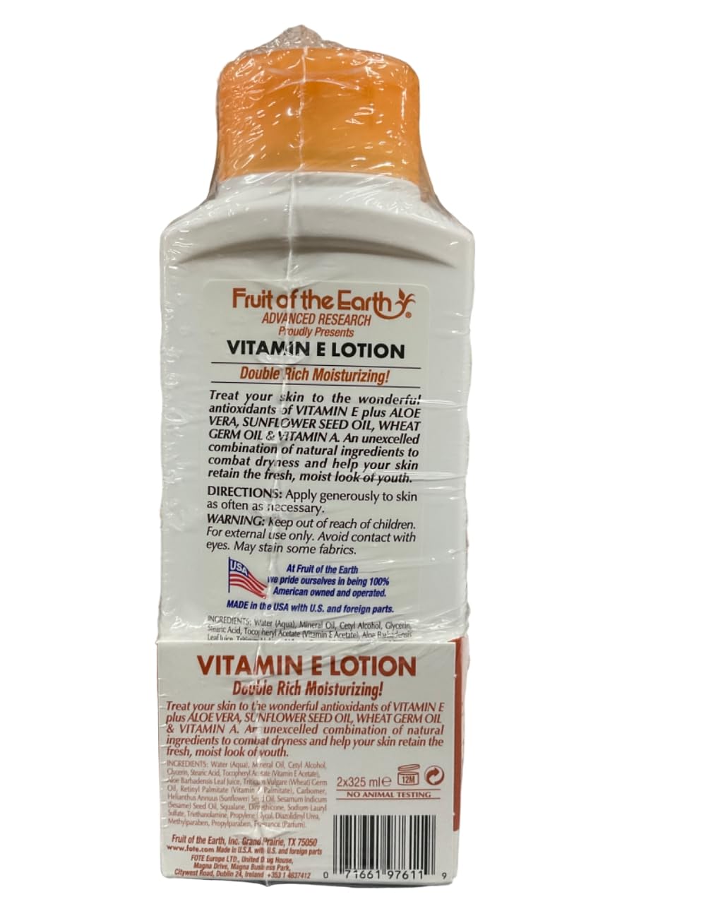 Fruit Of The Earth Bogo Lotion Vitamin-E 11 Ounce (Pack of 2)