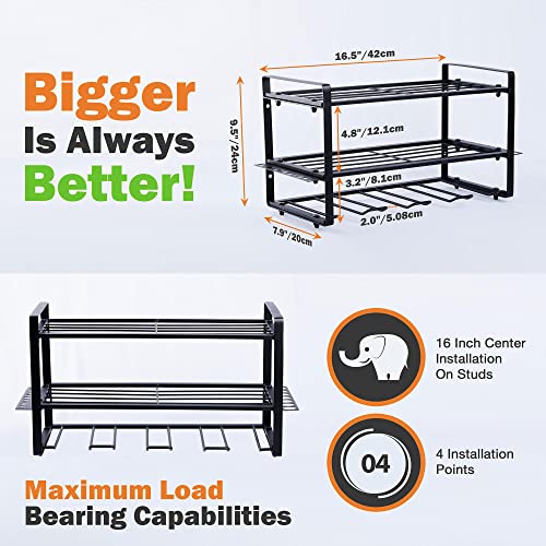 The Cosmic tool organizers and storage rack system β Magnetic tool holder 5 Pack, Mop and broom holder 3 Pack and Power tool organizer to take care of your garage organization needs