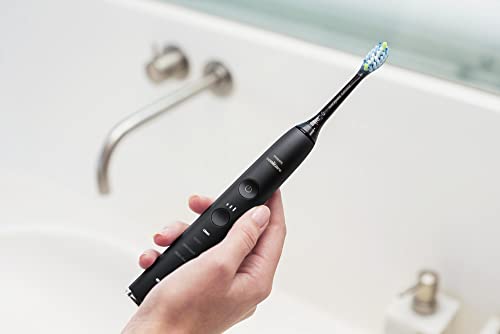 Philips Sonicare DiamondClean Smart 9500 Rechargeable Electric Power Toothbrush, Black, HX9924/11