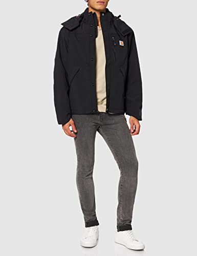Carhartt Men's Storm Defender Loose Fit Heavyweight Jacket (Regular and Big & Tall Sizes),Black,Large