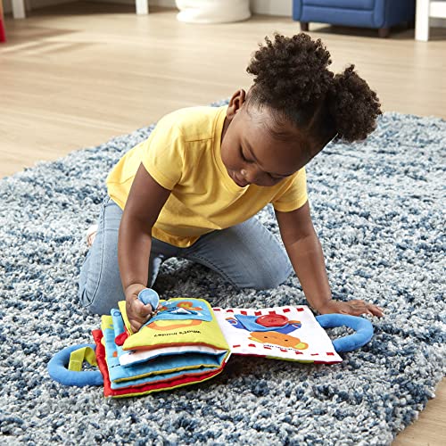 Melissa & Doug K’s Kids My First Activity Book 8-Page Soft Book for Babies and Toddlers - Early Learning Developmental Plush Soft Activity Book