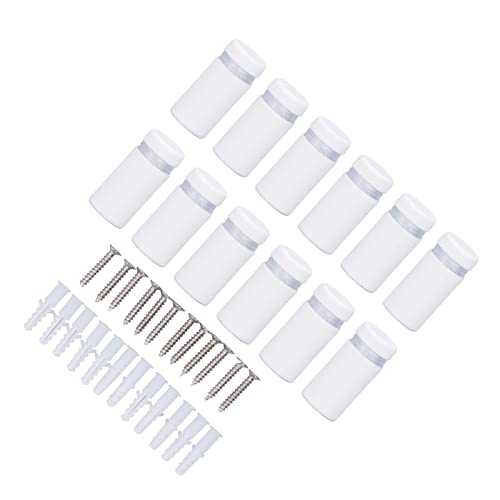 Advertising Screw, Good Decoration Stainless Steel Wall Mount Screws 12Pcs with Expansion Tubes for Office for Shop