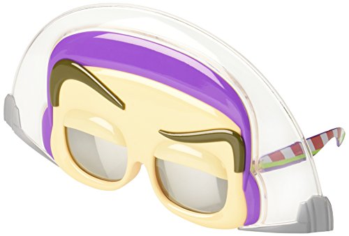 Costume Sunglasses Toy Story Buzz Light Year Sun-Staches Party Favors UV400, Purple, 8"