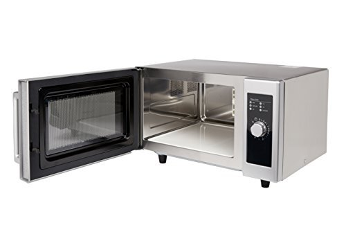 Amana RMS10DS Light-Duty Commercial Microwave Oven with Dial Timer, Stainless Steel, 120-Volts, 1000-Watts