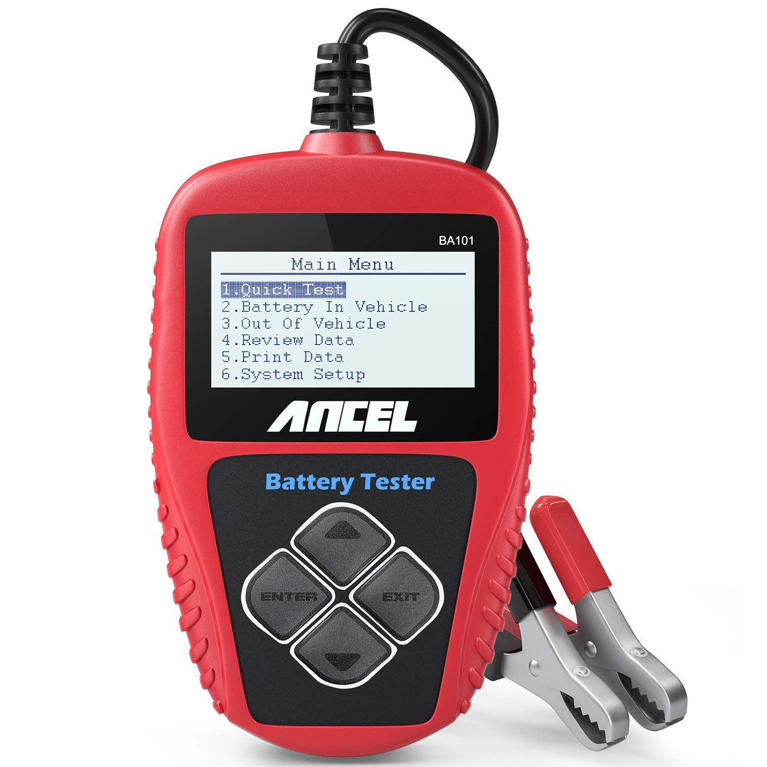 ANCEL BA101 12V 100-2000 CCA 220AH Automotive Battery Load Tester with ANCEL PB100 Circuit Probe Vehicle Diagnostic Volt Meter 12V/24V AC/DC Resistance Detector