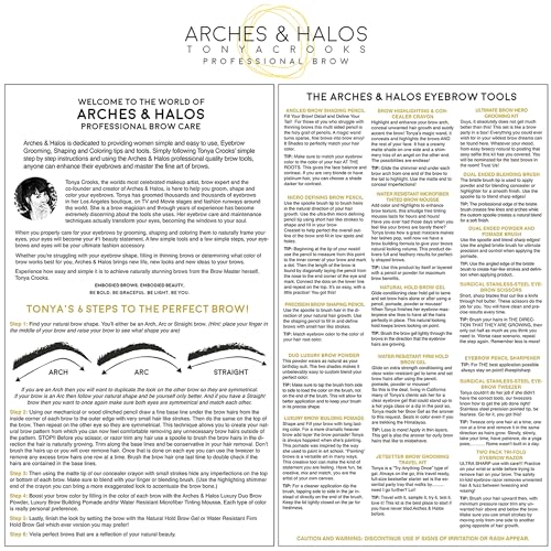 Arches & Halos Luxury Brow Building Pomade in Dark Brown, 0.1 Ounce