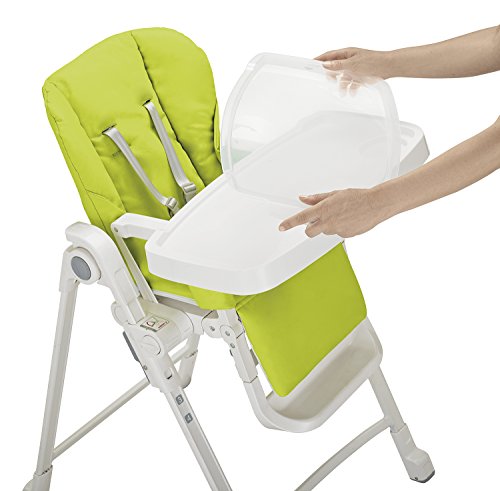 Inglesina Gusto Folding Convertible High Chair For Baby & Toddler Chair With Removable Tray, Cream