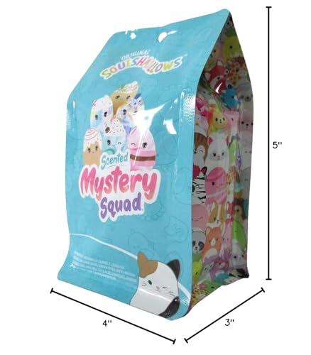Squishmallows 5-Inch Scented Mystery Plush - Ultrasoft Stuffed Animal Plush Toy, Official Kelly Toy Plush