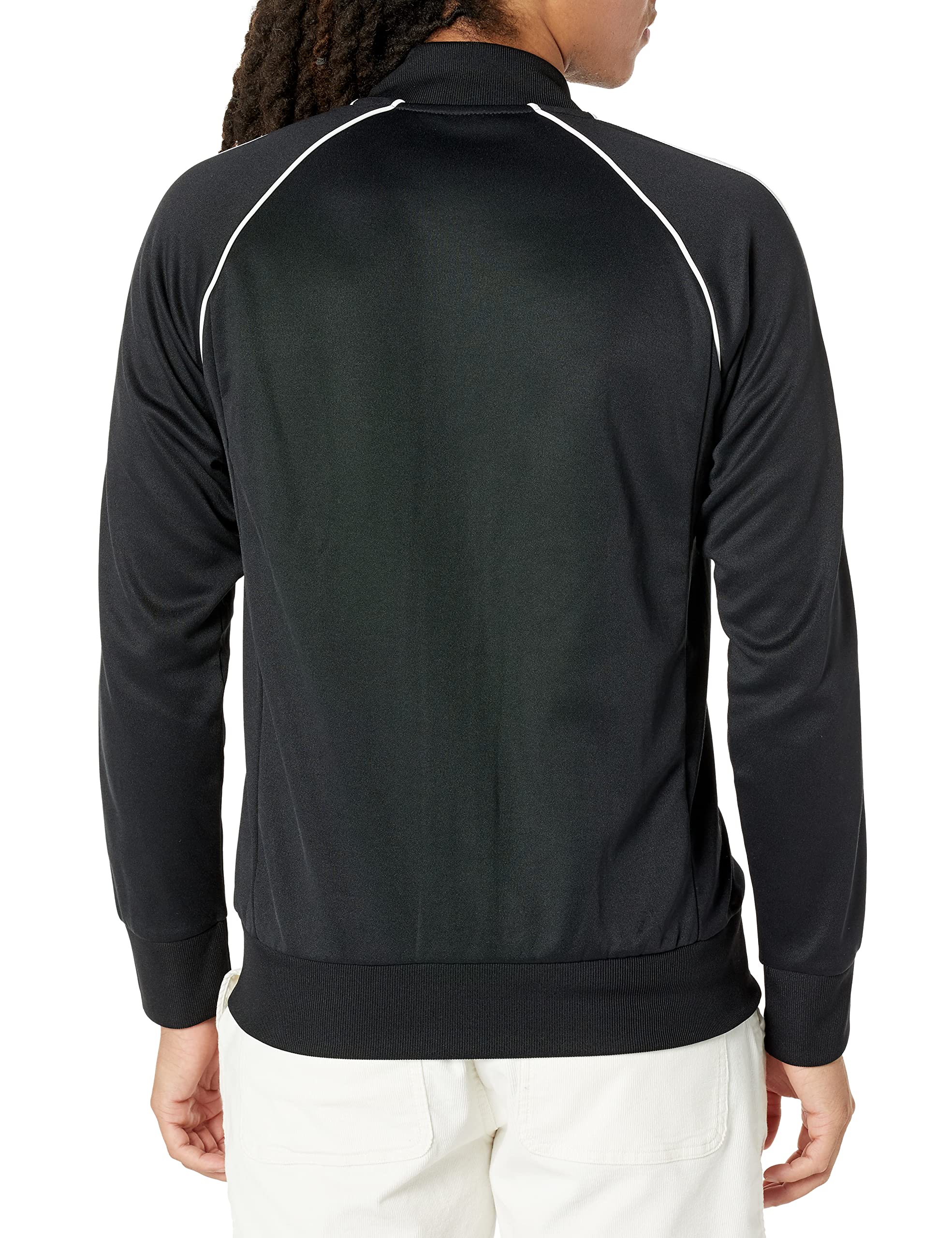 adidas Originals mens Adicolor Classics Primeblue SST Track Jacket Black/White X-Large