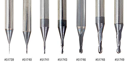 Amana Tool - 51739 AlTiN Coated CNC Steel, Stainless Steel & Composite Ball End Mini Mill