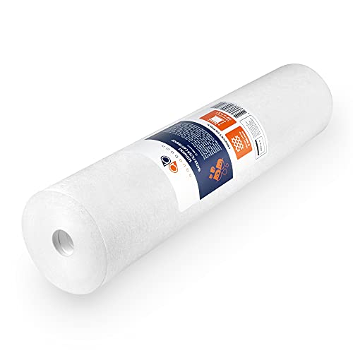 Aquaboon 5 Micron 20" x 4.5" Sediment Water Filter Replacement Cartridge | Whole House Sediment Filtration | Compatible with AP810-2, FPMB-BB5-20, P5-20BB, FP25B, 155358-43, 1 Pack