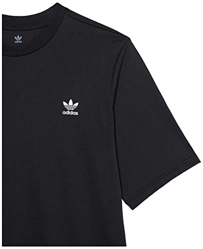 adidas Originals Kids' Adicolor Tee, Black/White, Large