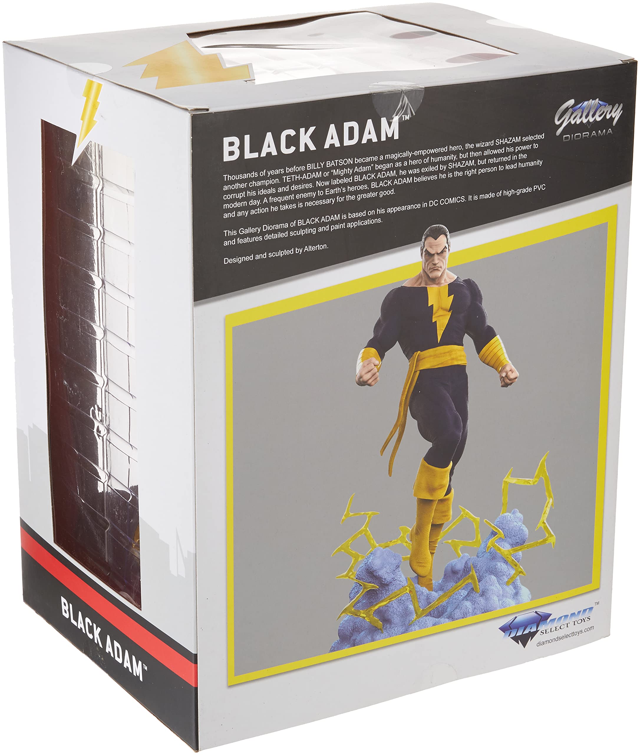 DIAMOND SELECT TOYS DC Gallery: Black Adam PVC Figure Multicolor, 11 inches