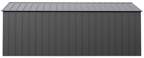 Arrow Classic Metal Shed, 14 x 17, Charcoal