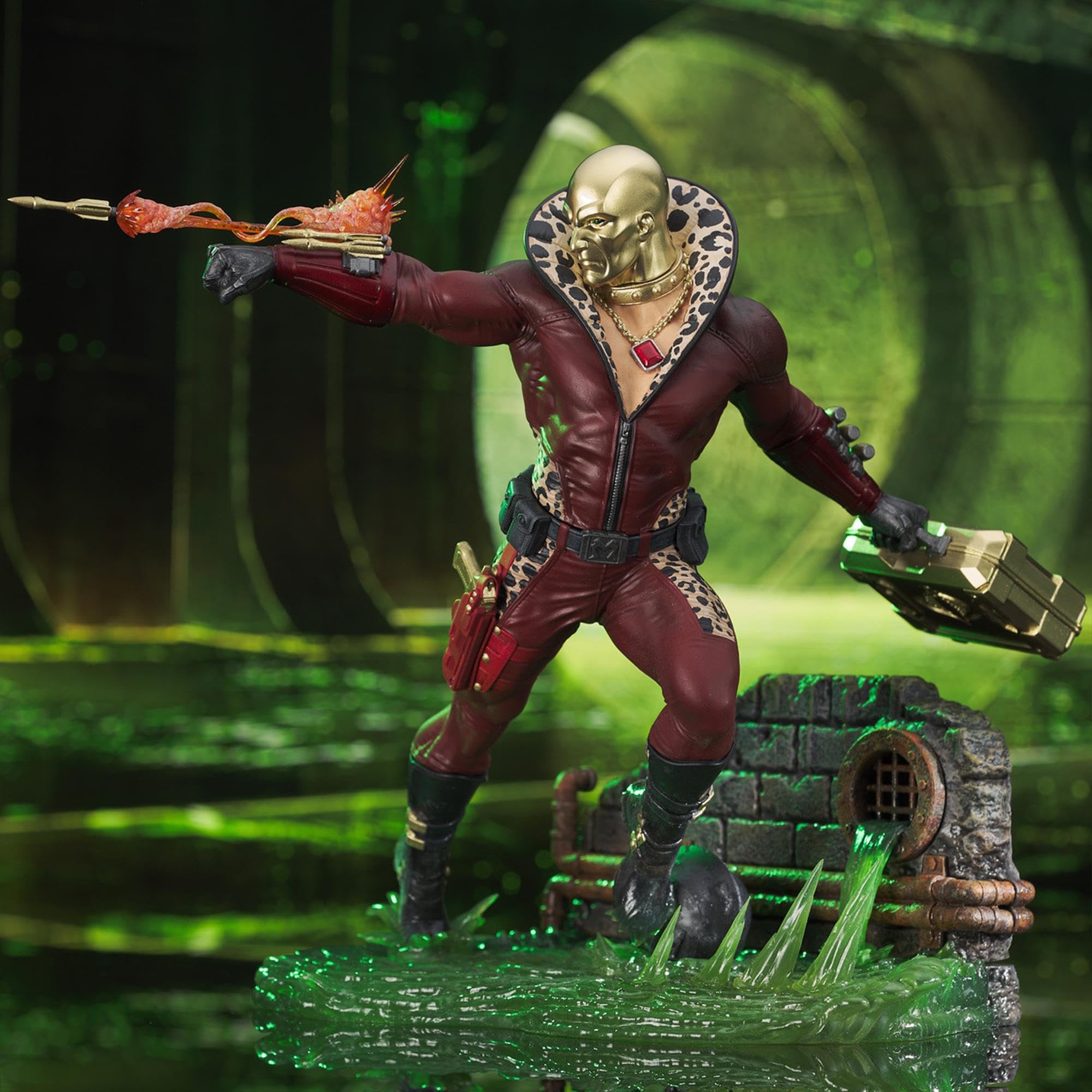Diamond Select Toys GI Joe Gallery: Profit Director Destro PVC Statue, Multicolor