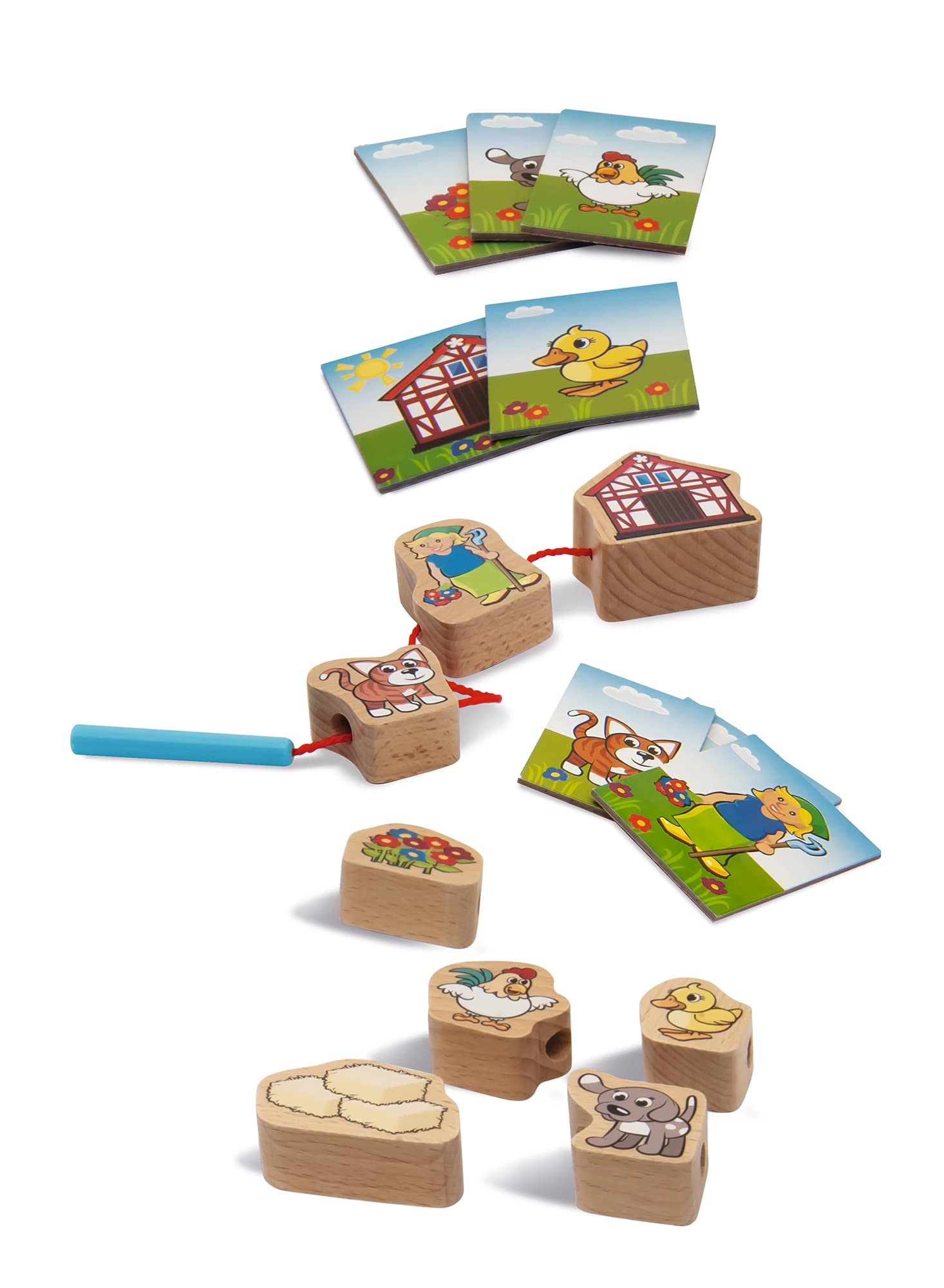 Eichhorn 100005200 Threading Game Multi-Coloured