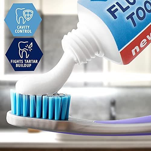 Medpride Travel Size Fluoride Toothpaste – Value Pack Of 12 Toothpaste Tubes 1.5 oz Each – Anticavity Toothpaste For Kids & Adults – Vegan Travel Toothpaste For Whiter Teeth And Fresh Breath