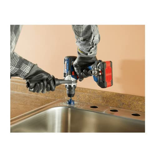 Bosch GSB18V-755CB25-RT 18V Brute Tough Connected-Ready EC Brushless Lithium-Ion 1/2 in. Cordless Hammer Drill Driver Kit with 2 Batteries (4 Ah) (Renewed)