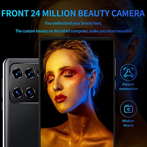 Android Tablet HD 7-inch Tablet Computer Android WiFi Bluetooth Voice Call Learning Game Tablet Eight Core Processor Support Communication Function