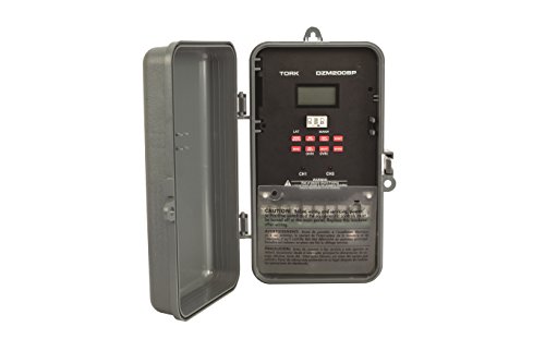 NSI DZM200BP Series DZM Momentary Output 365/7 Day Advanced Lighting Control Time Switch, 120/208-240/277 VAC Timer Supply, 2 Channels, SPDT Momentary Dry Contact