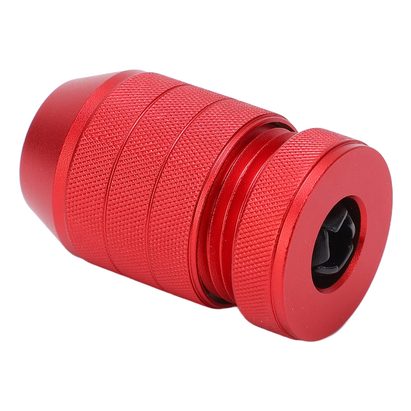 Adjustable Aluminum Alloy Drill Stop Collar Anti Slip Nylon Inner Ring Drill Stop Collar for Woodworking(For 0.24 to 0.43in Drill Bit)
