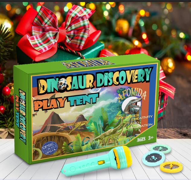 Dinosaur Play Tent for Kids - Pop Up Adventure Tent for Indoor and Outdoor Play