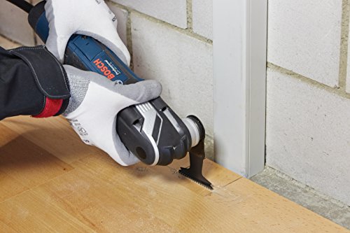 BOSCH OSL212F-10 10-Pack 2-1/2 In. Starlock Oscillating Multi Tool All Purpose Bi-Metal Plunge Cut Blades for Applications in Wood, Wood with Nails, Drywall, PVC, Metal (Nails and Staples)
