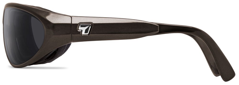 7eye by Panoptx Diablo | Wind Blocking Sunglasses - Charcoal, Gray Lenses, One Size