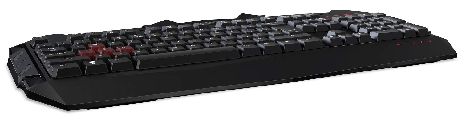 Acer NKB810 Nitro Gaming Keyboard โ With anti-ghosting support and 6 modes of Backlight modes,Black