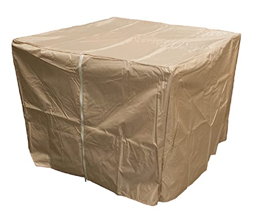 AZ Patio Heaters Outdoor Fire Pit in Hammered Bronze with Cover