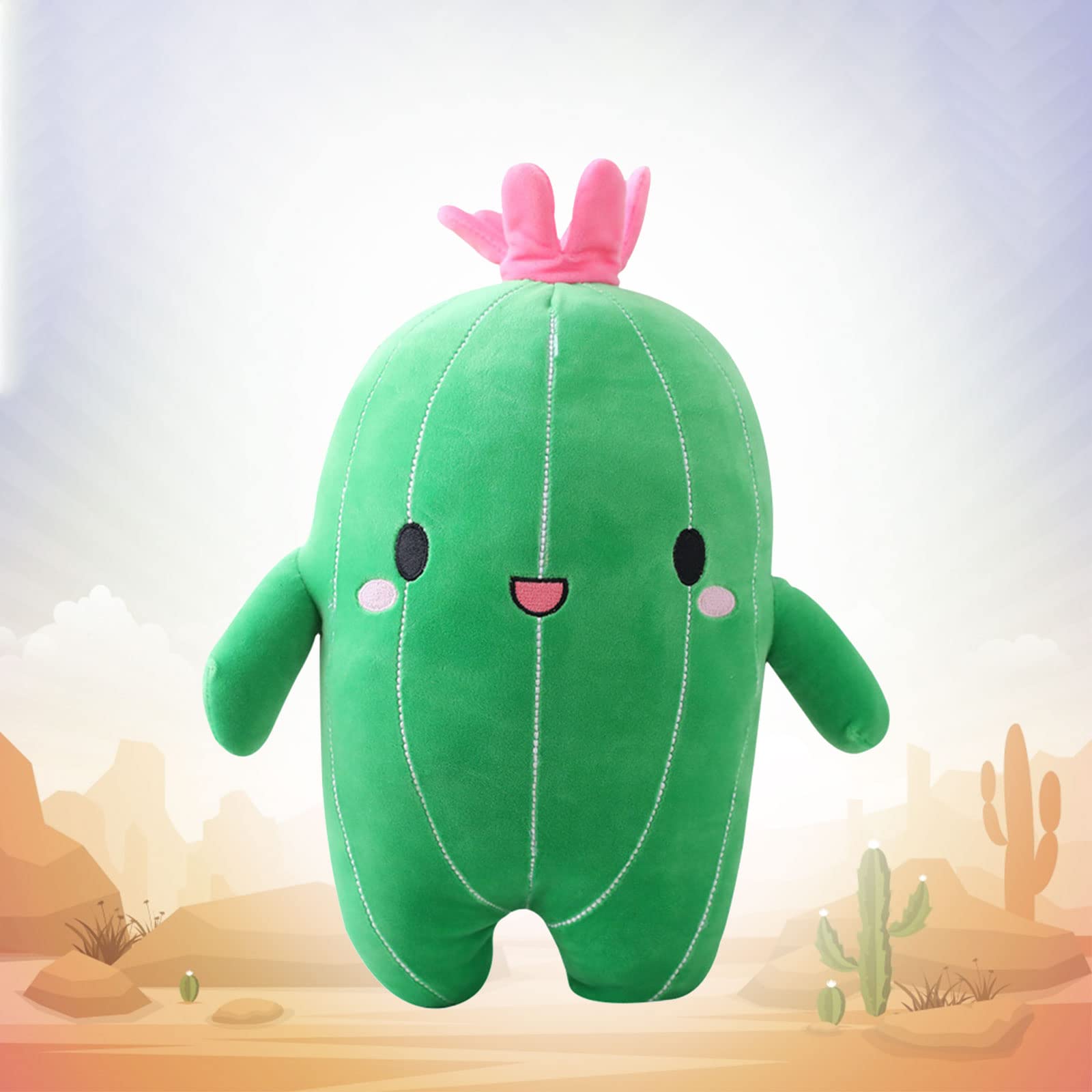 VOpper 1Pcs 8inch Super Cute Smiling Cactus Plush Pillow Toy,A Great Gift for Boys, Girls and Girlfriends (8inch)β¦