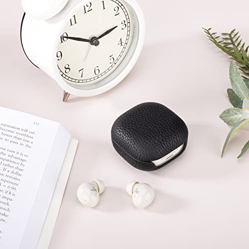 Cover Case for Samsung Galaxy Buds 2 Case,Galaxy Buds Pro Case Galaxy Buds Live Case,Genuine Leather case Complete Protection Against Scratches, Bumps, Anti-Shock and Anti-Slip