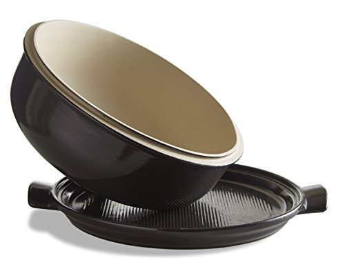 Emile Henry Bread Cloche | Charcoal