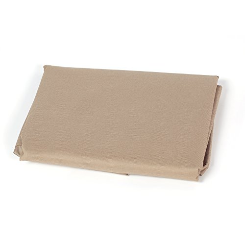 BALI OUTDOORS Square Durable Brown Gas Fire Pit Cover, 30.7 Inch Wide 23.6 Inch High