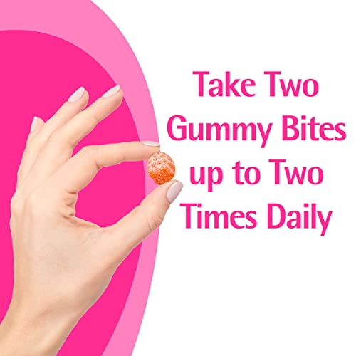 Caltrate Gummy Bites 500 mg Calcium and Vitamin D Supplement, Black Cherry, Strawberry, Orange - 100 Count