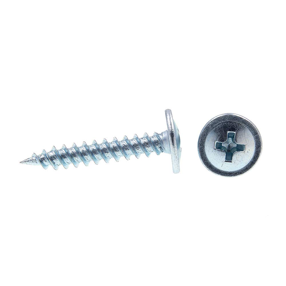 Prime-Line 9040239 Lath Screws, Modified Truss Head, Phillips Drive, #8 X 1 In., Zinc Plated Steel (50 Pack)