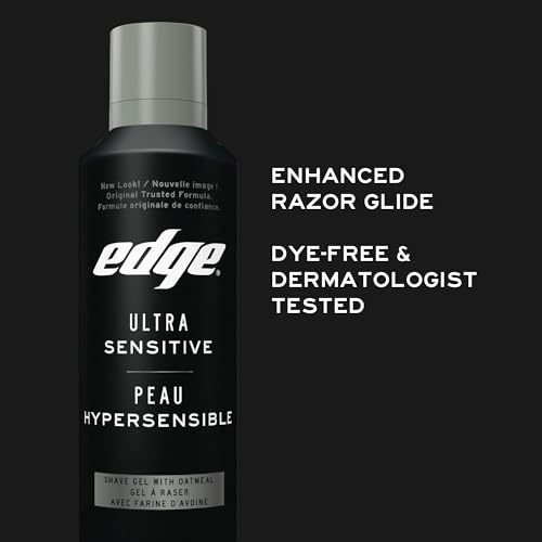 Edge Ultra Sensitive Skin Unscented Shaving Gel, 198g
