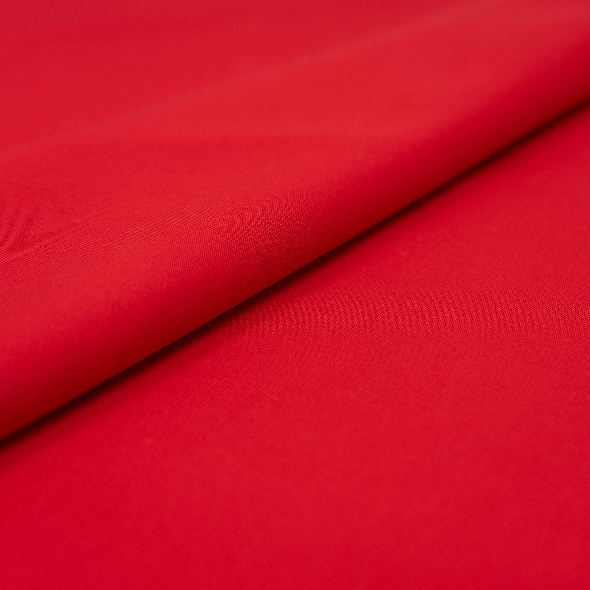 SINGER® Fabrics - 100% Cotton, Christmas Collection, Solid Red, Cut by The Yard