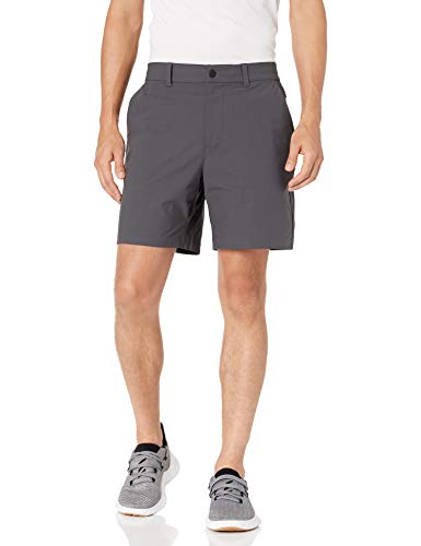 Amazon Brand - Peak Velocity Men's Knit Jersey 7" Travel Short, Grey, 42