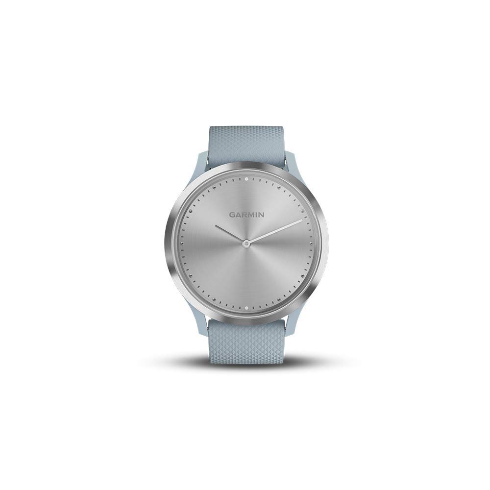Garmin vívomove HR, Hybrid Smartwatch for Men and Women, Silver/Sea Foam (Renewed)