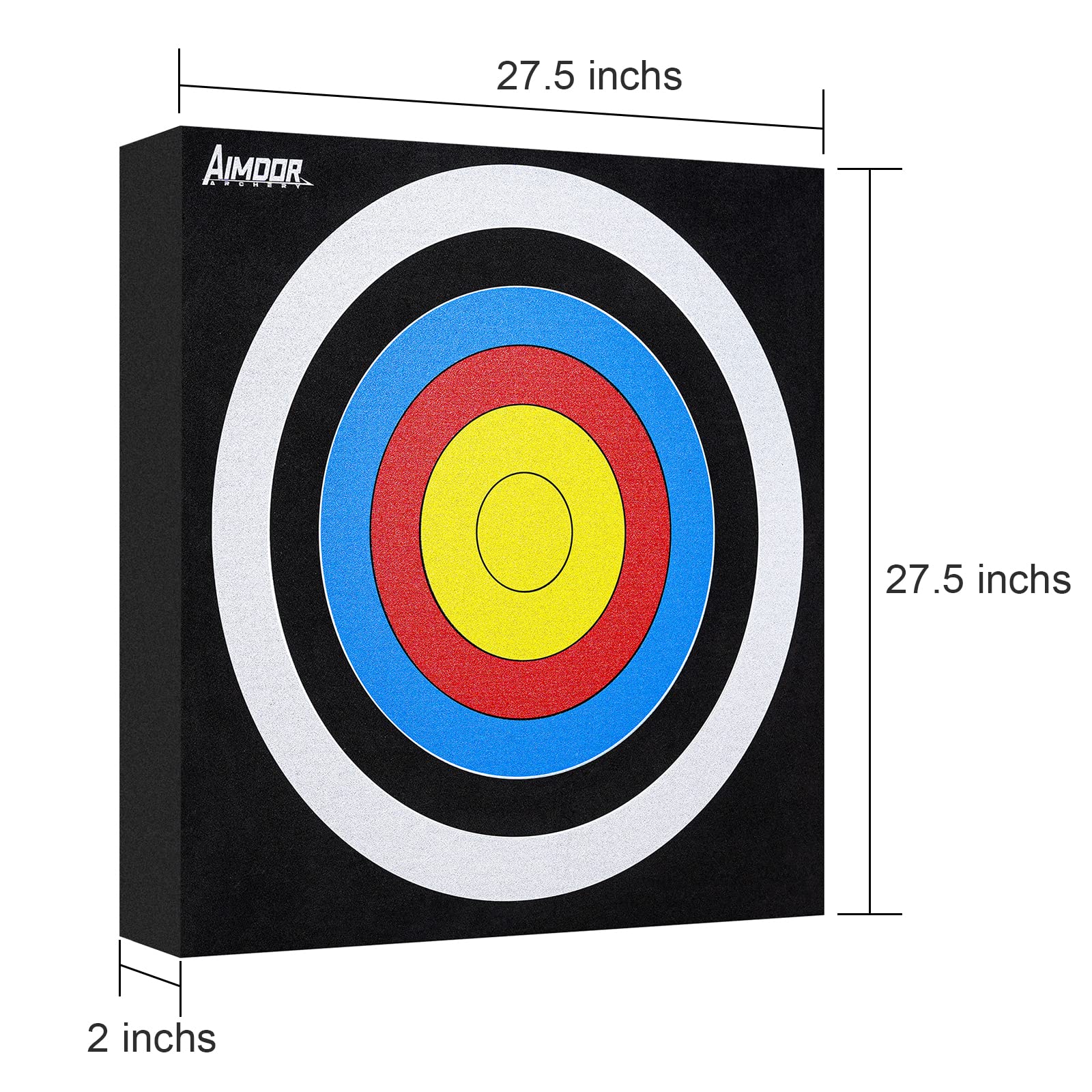 Aimdor Archery Target EVA Foam Target-Printed Target Arrow Target Square Target Youth Archery Arrow Target Practice Target Hunting Target