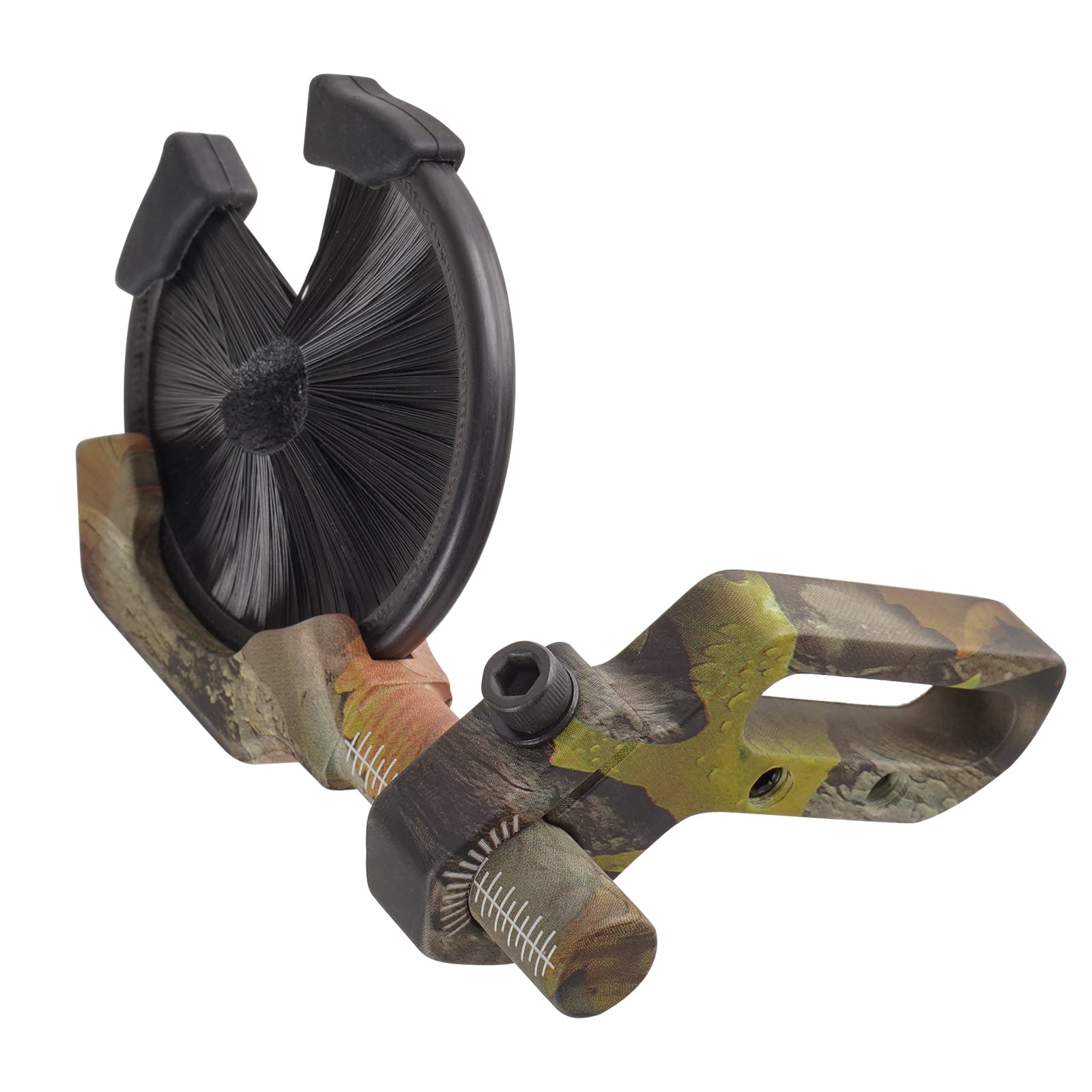 Aimdor Arrow Rest Fully Enclosed Brush Archery Arrow Stand for Compound Recurve Bow Lightweight and Durable Hunting Accessories Camo