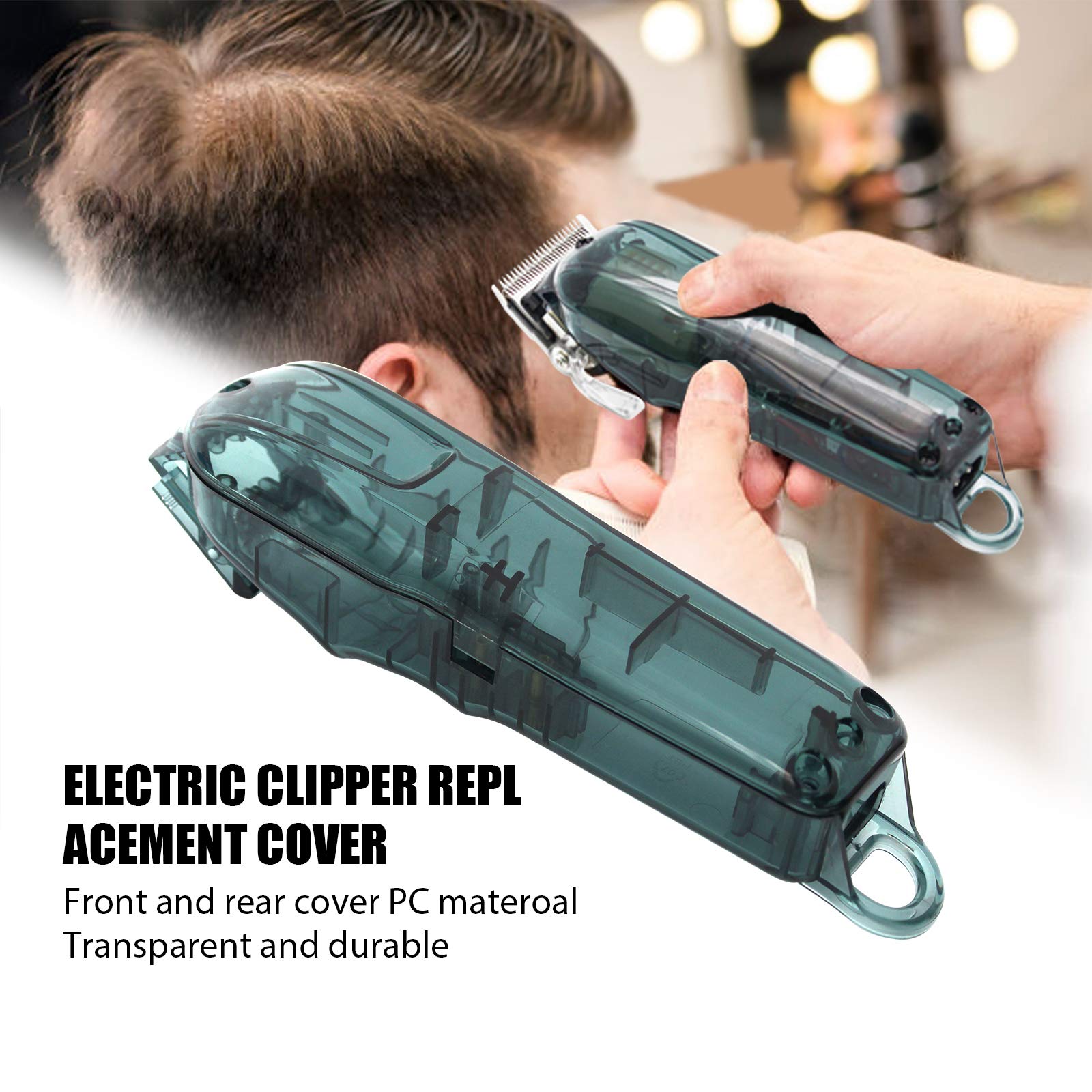 Anrom Hair Clipper Transparent Cover 1 Set, Suitable for 5 Star Cordless Hair Clipper # 8591 Clear Shell