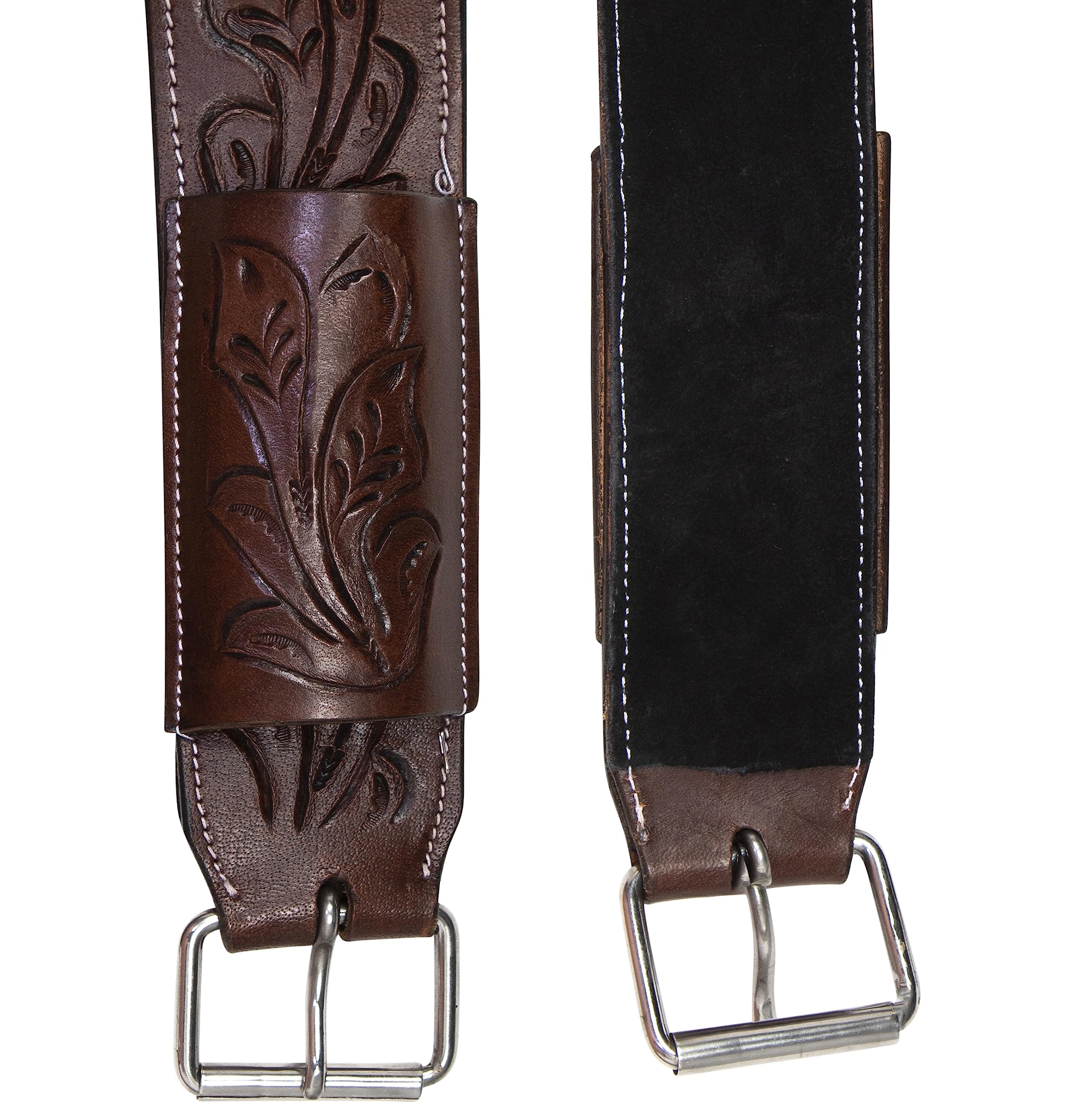 Acerugs WESTERN LEATHER BACK REAR FLANK CINCH STRAP GIRTH CINCHES HORSE TACK TRAIL (Standard)