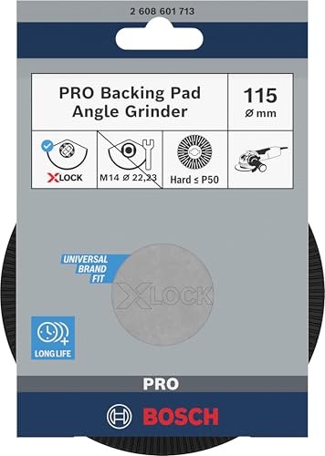 Bosch Professional 2608601713 Support Plate Hard X-Lock Diameter 115 mm