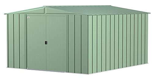 Arrow Classic Steel Storage Shed, 10x12, Sage Green