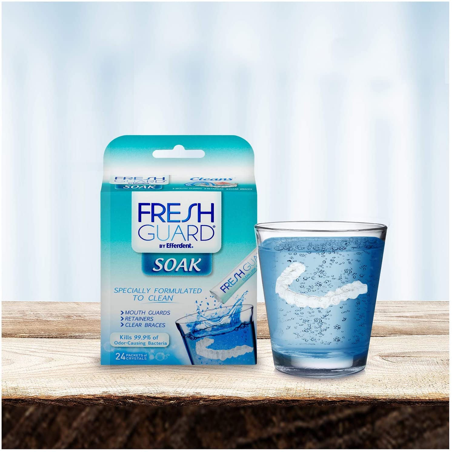 Efferdent Fresh Guard Crystals, 24 count