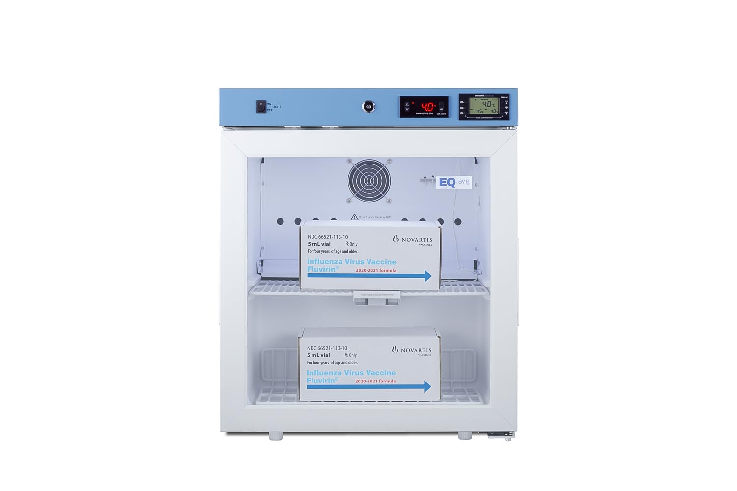 EQTemp 1.94 cu. ft Medical Refrigerator, Compact Glass Door- ACR22G